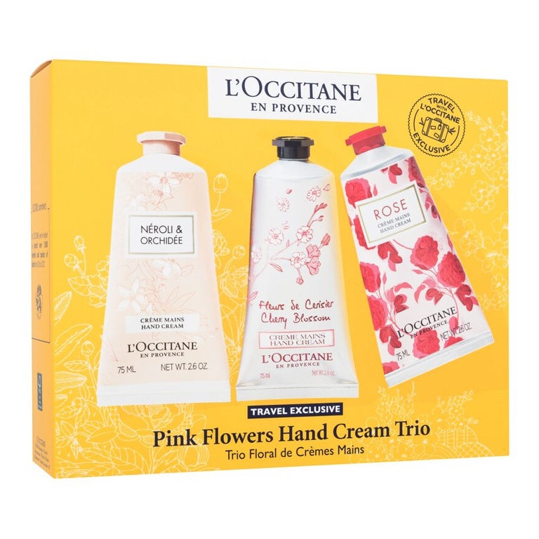L'Occitane Pink Flowers Hand Cream Trio Set | Deloox.com