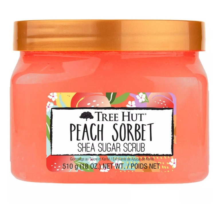 Tree Hut Peach Sorbet Shea Sugar Kroppsskrubb | Deloox.se