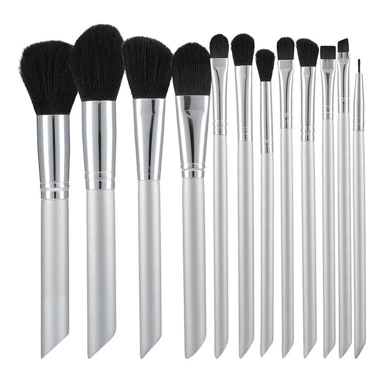 MIMO Silver Brush set 12 pieces | Deloox.com