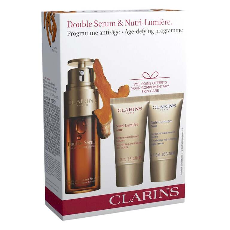 Clarins Double Serum & Nutri Lumière Set | Deloox.com